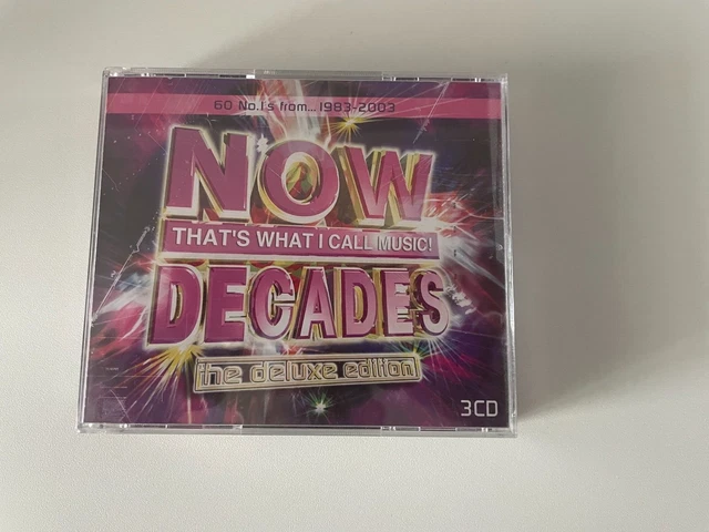 NOW THAT'S WHAT I Call Music Decades The Deluxe Edition CD (182) EUR 2 ...