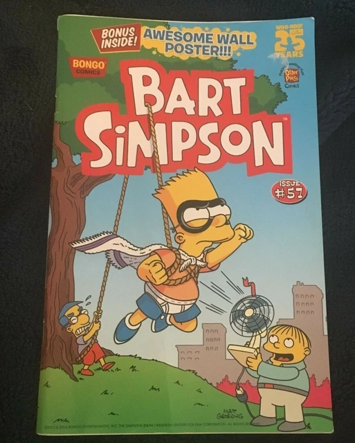 SIMPSONS COMIC, BART Simpson. Bongo Comics. Matt Groening. #57 $5.00 ...
