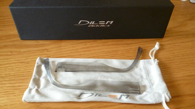 DILEM BRILLENBÜGEL ZCS 018 grau transparent Wechselbügel Made in France ...