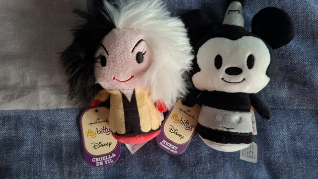 HALLMARK ITTYBITTYS 'STEAMBOAT Willie Mickey Mouse & Cruella De Vil ...