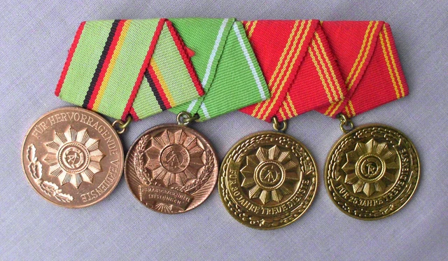 DDR ORDENSSPANGE FÜR treue Dienste + Hervorragende Verdienste EUR 2,50 ...