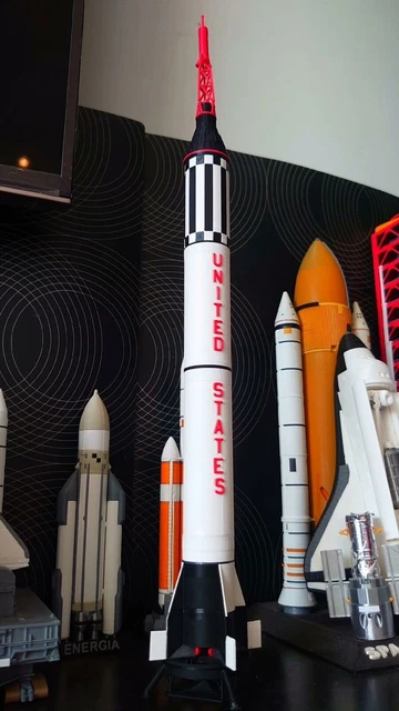 NEW 1:72 NASA Redstone Launch Vehicle Rocket Model Finished Painted ...