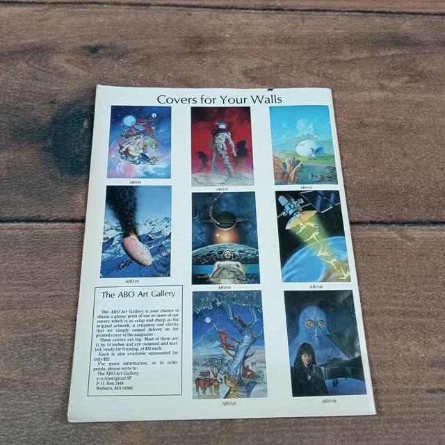 ABORIGINAL SCIENCE FICTION Magazine Nov-Dec 1988 Harlan Ellison Good ...