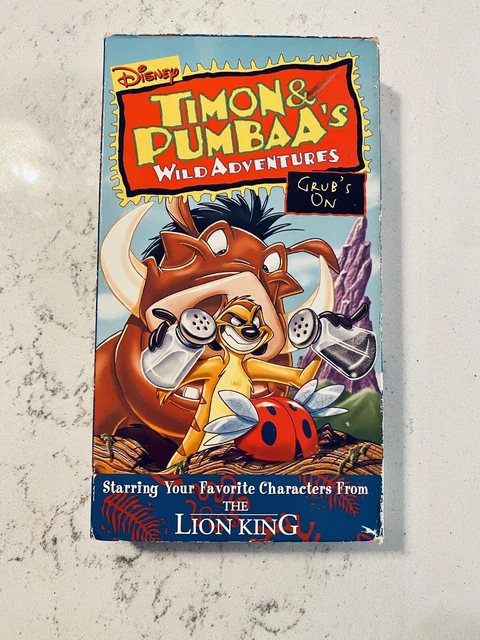 DISNEY TIMON AND Pumbaa's Wild Adventures Grubs VHS 1996) Lion King ...