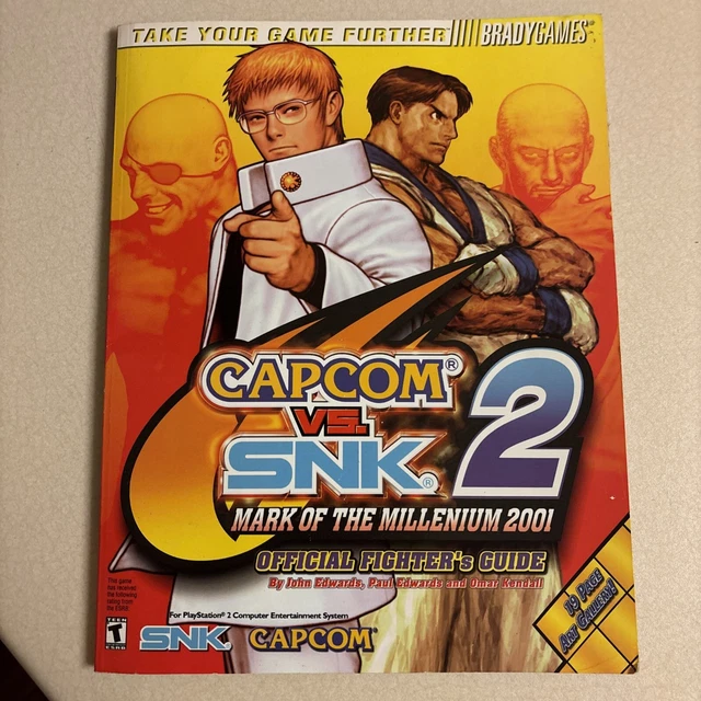 CAPCOM VS. SNK 2: Mark Of The Millennium Bradygames Fighting Game Book | Cvs2 £40.00 - PicClick UK