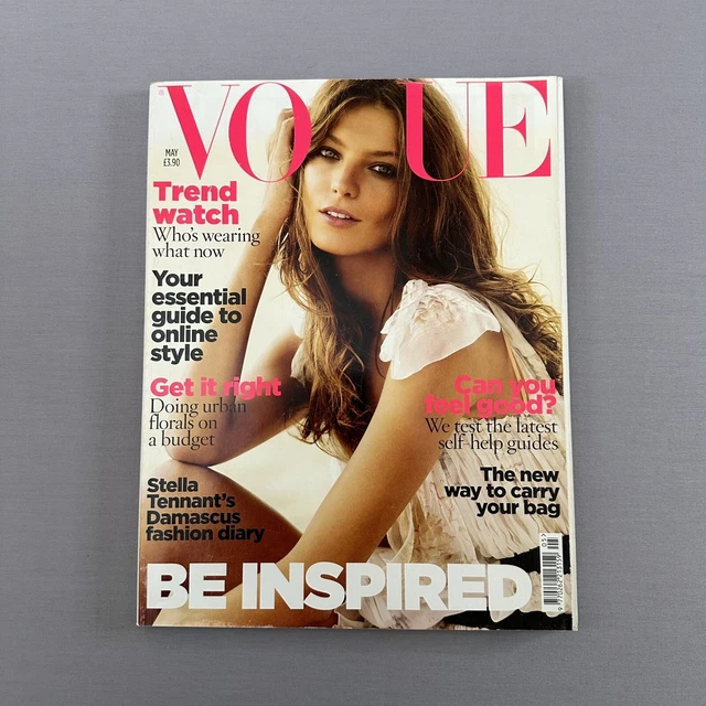 BRITISH VOGUE MAGAZINE May 2009 Daria Werbowy UK English United Kingdom ...