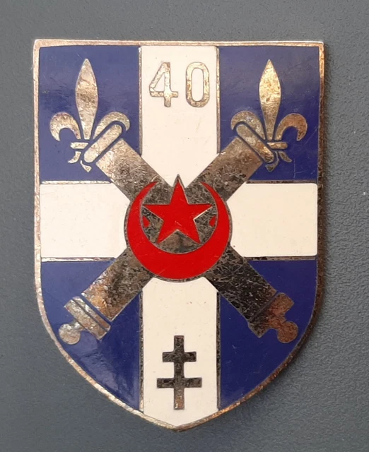 INSIGNE 40° RA 1980s Régiment Artillerie ORIGINAL BADGE DRAGO EUR 9,00 ...