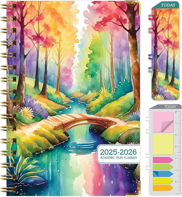 HARDCOVER ACADEMIC YEAR 2025-2026 Planner: (June 2025 through July 2026 ...