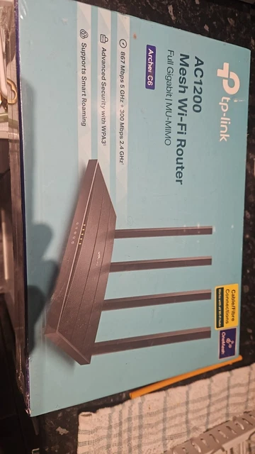 TP-LINK ARCHER MR600 AC1200 Wireless Dual Band 4G Cat6 Gigabit Router ...