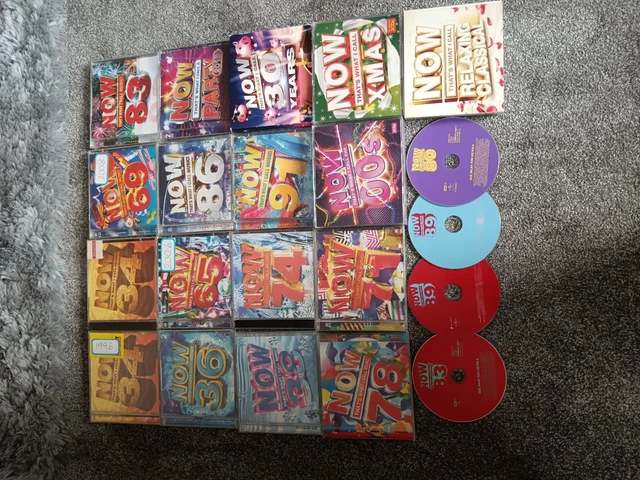 NOW THAT'S WHAT I Call Music CD Bundle - 20 - CD’s - Assorted years ...