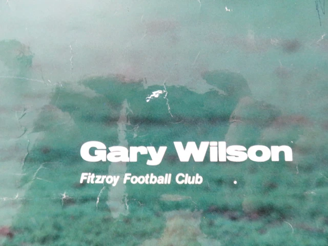 VINTAGE 1980'S VFL Player Poster (60 x 45cm) - Gary Wilson (Fitzroy ...