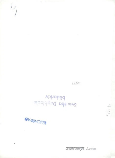 HENRY KISSINGER WITH the Middle East map behind... - Vintage Photograph ...