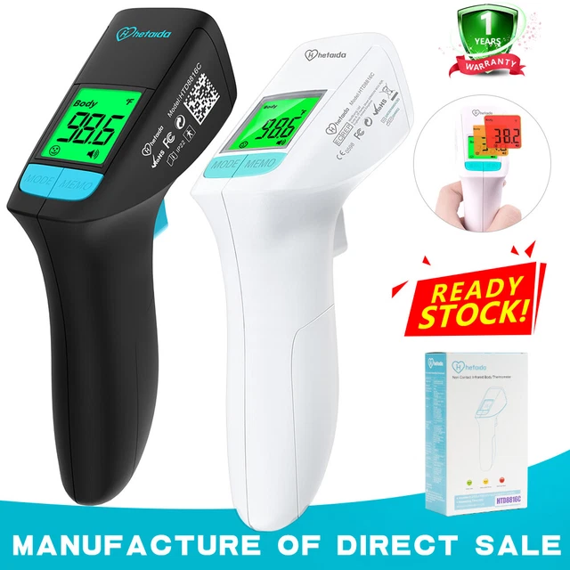 MEDICAL INFRARED THERMOMETER Non-Contact Forehead Body Temperature Gun ...