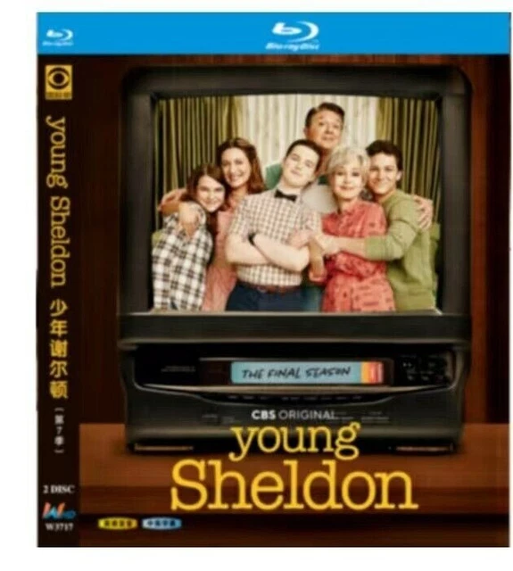 YOUNG SHELDON SEASON 7 (2024) :TV Series Blu-Ray DVD BD 2 Disc Box Set ...