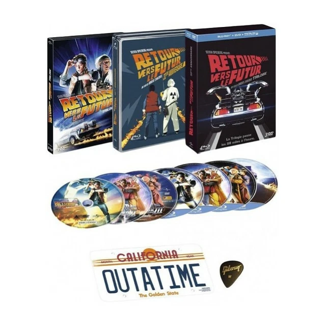 BACK TO THE Future Trilogy Box Blu-Ray + DVD New £161.33 - PicClick UK