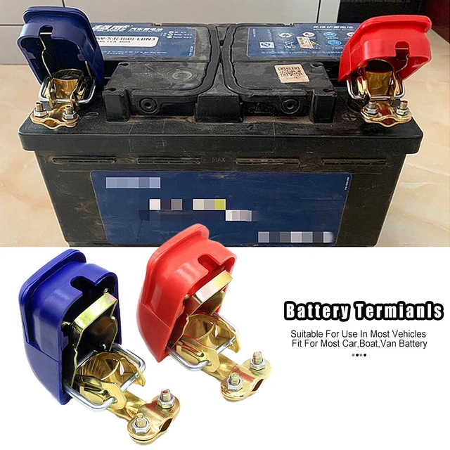 2X BATTERIEKLEMMEN SCHNELLVERBINDER Autobatterie Polklemmen Batterie Klemmen KFZ EUR 7,99 ...