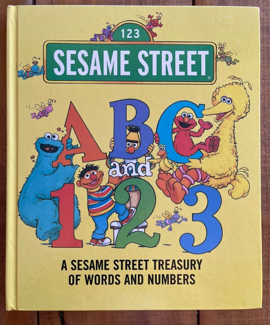 1998 SESAME STREET ABC and 123: A Sesame Street Treasury of Words and ...
