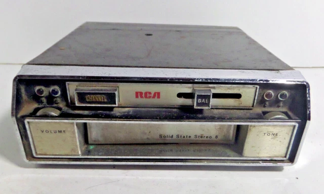 RCA UNDER DASH 8 track player 1960's model 12R3??? tag torn £45.29 ...