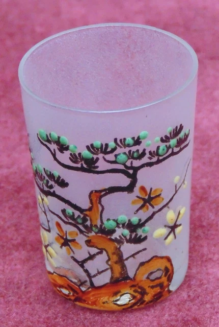 RARE GORGEOUS GORGEOUS DIGESTIVE GLASS ENAMEL ART NOUVEAU LEGRAS Glass ...