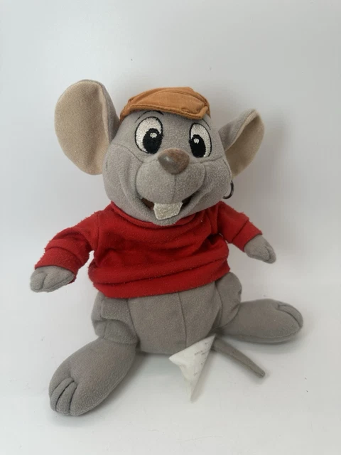 VINTAGE COLLECTIBLE DISNEY Store The Rescuers Plush Soft Toy Bernard ...