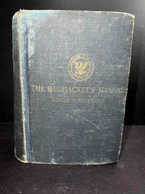 ANTIQUE WW1 1918 The Bluejackets Manual Navy Naval Book £77.58 ...