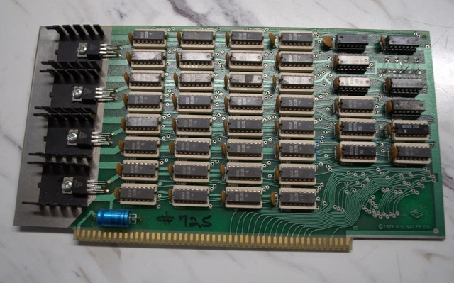SD SYSTEMS 4K Static RAM Board 1976 S-100 Board -( ALTAIR,IMSAI ...