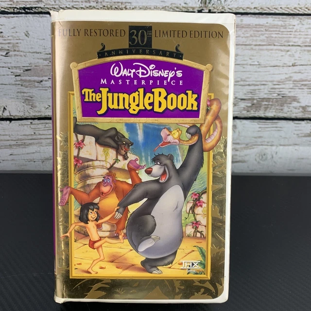 [THE JUNGLE BOOK (Fully Restored 30th Anniversary Limited Edition) [VHS ...