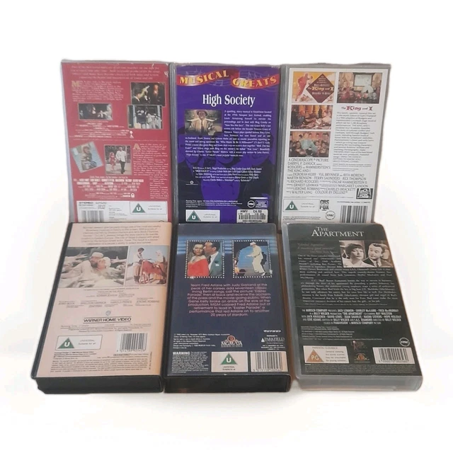 BUNDLE OF VINTAGE VHS Movies 7 Classic Iconic Movies The Apartment ...