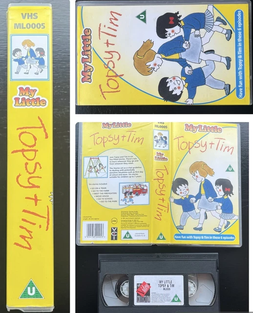 RARE VINTAGE - TOPSY & TIM VHS Video Tape - My Little 6 Episodes ...