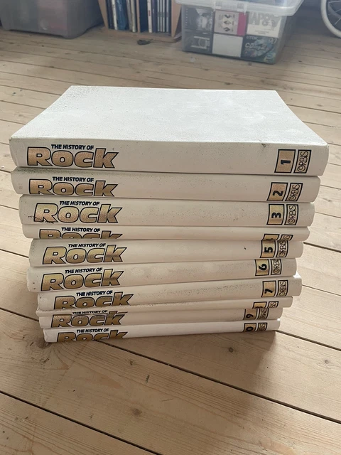 HISTORY OF ROCK - complete Orbis collection from early 1980s in binders ...