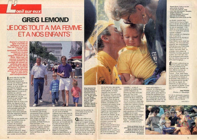 COUPURE DE PRESSE Clipping 1990 Greg Lemon (4 pages) EUR 5,00 - PicClick FR