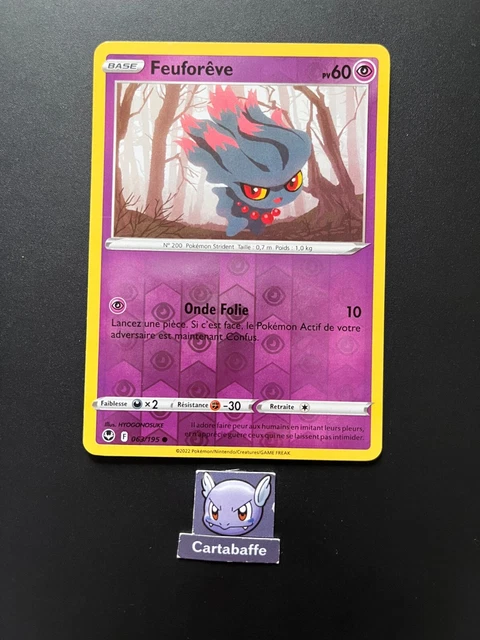 CARTE POKÉMON FEUFORÊVE 063/195 Reverse EB12 Tempête Argentée NEUF EUR 1,90 - PicClick FR