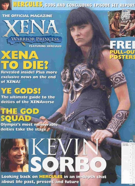 XENA WARRIOR PRINCESS Magazine Featuring Hercules #20A VG 2001 Stock ...