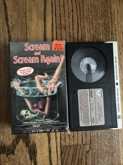 SCREAM AND SCREAM AGAIN! Horror BETAMAX (Not VHS) Vincent Price Chris ...