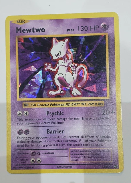 USED BASIC MEWTWO 51/108 Rare Pokemon Card 2016 Mint Condition EUR 155 ...
