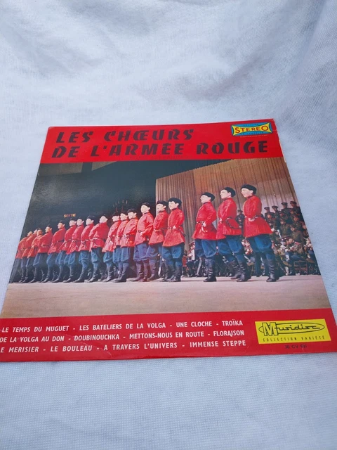 LES CHŒURS DE L'armée Rouge-boris Alexandrov Musidisc de la volka au ...