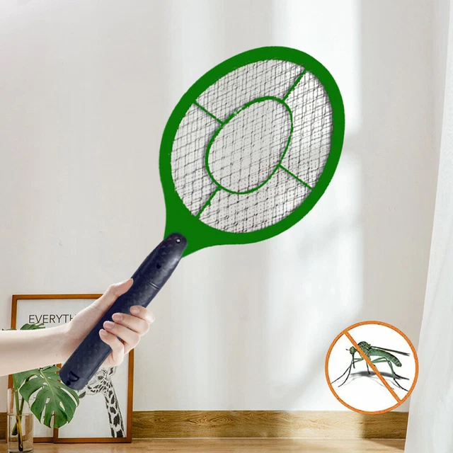 # BUG ZAPPER Racket Electric Fly Swatter Handheld Battery Powered ...