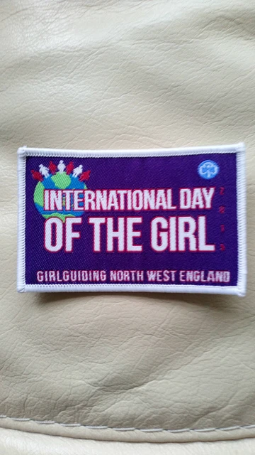 GIRLGUIDING NORTH WEST England International Day of the Girl 2015 badge ...