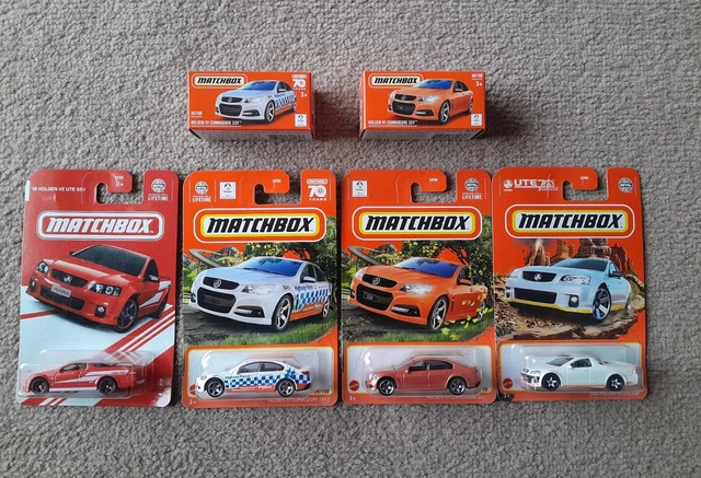 MATCHBOX 1.64 HOLDEN Ve/Vf Commodores. 6 Cars Ssv Ute $260.00 - PicClick AU