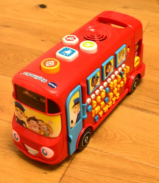 VTECH PLAYTIME BUS, Educational Toy-Letters, Phonics & Alphabet, Close ...