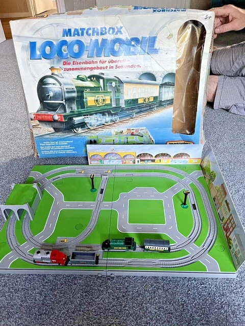MATCHBOX RAILWAYS TN-50 motorised train set with 2 Trains (not working ...