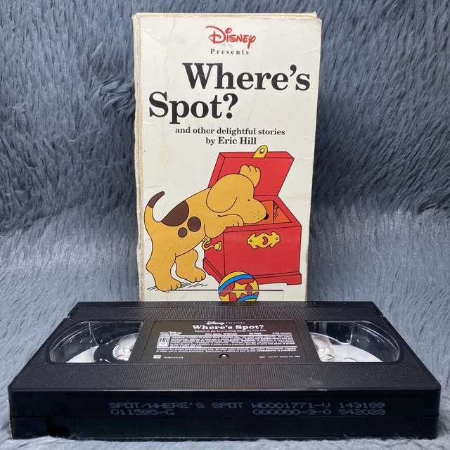 WHERE’S SPOT? VHS Video Tape 1993 King Rollo Films Eric Hill Walt ...
