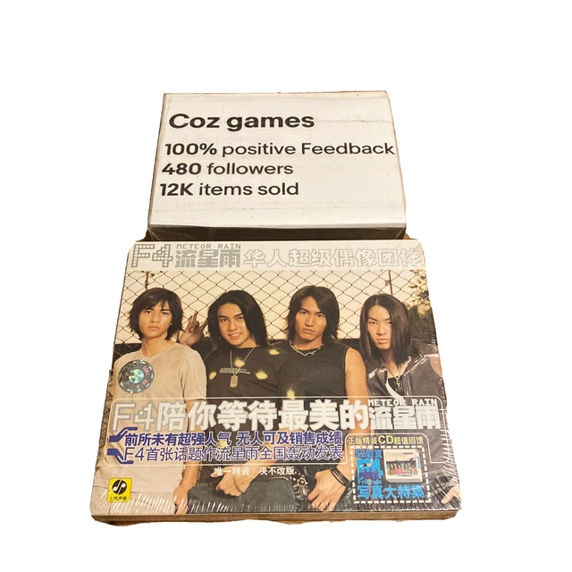 F4 METEOR RAIN Limited Edition Cd Set Taiwanese MANDOPOP Boy Band 1991 ...
