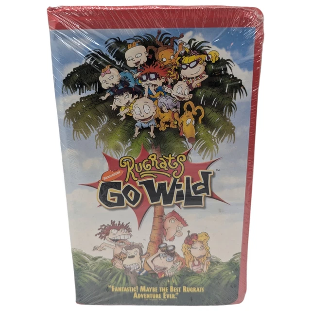 NICKELODEON VHS RUGRATS GO WILD FULL MOVIE Brand New Factory Sealed $48 ...