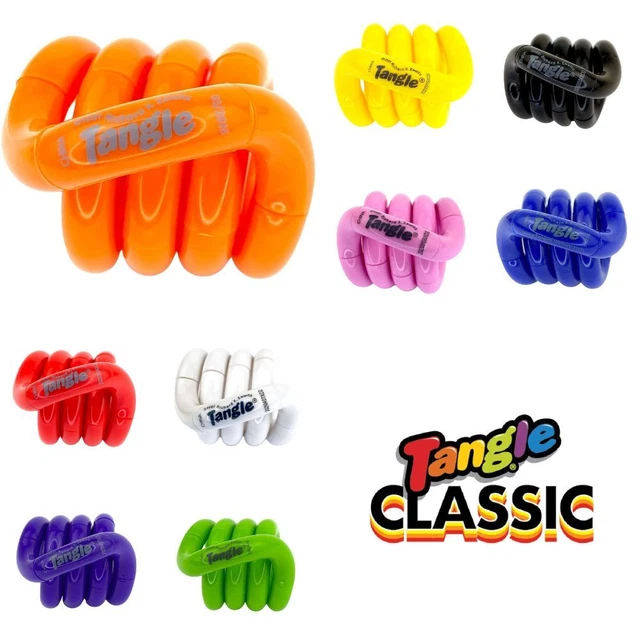 FIDGET STRESS TANGLE Jr Classic Smooth Stim Autism SEN ADHD ASD Sensory ...
