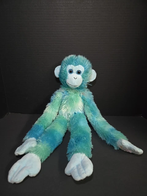 MONKEY PLUSH TOY Wild Republic Blue Monkey Green Mottled Monkey Toy ...