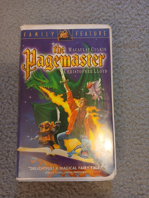 THE PAGEMASTER (VHS, 1995, Clamshell) £4.42 - PicClick UK