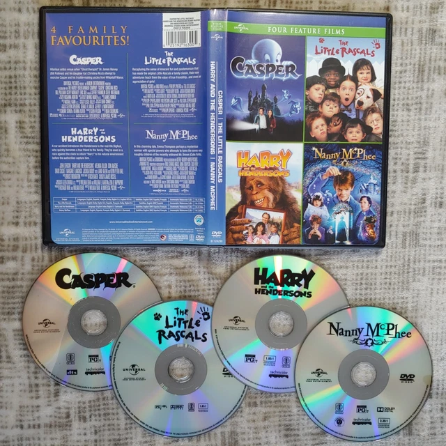 CASPER/THE LITTLE RASCALS/HARRY and the Hendersons/Nanny McPhee (DVD ...