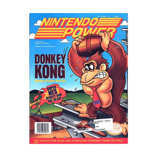 NINTENDO NINTENDO POW #61 "Donkey Kong, Super NES Beauty and the Beast ...