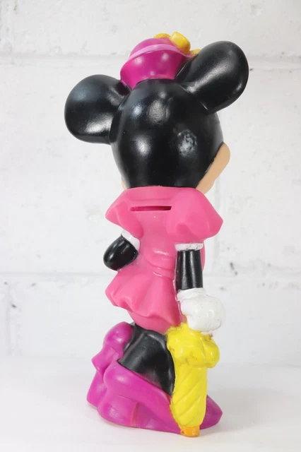 VINTAGE ILLCO WALT Disney 1960s Minnie Mouse 12" Piggy Bank w/ Stopper ...